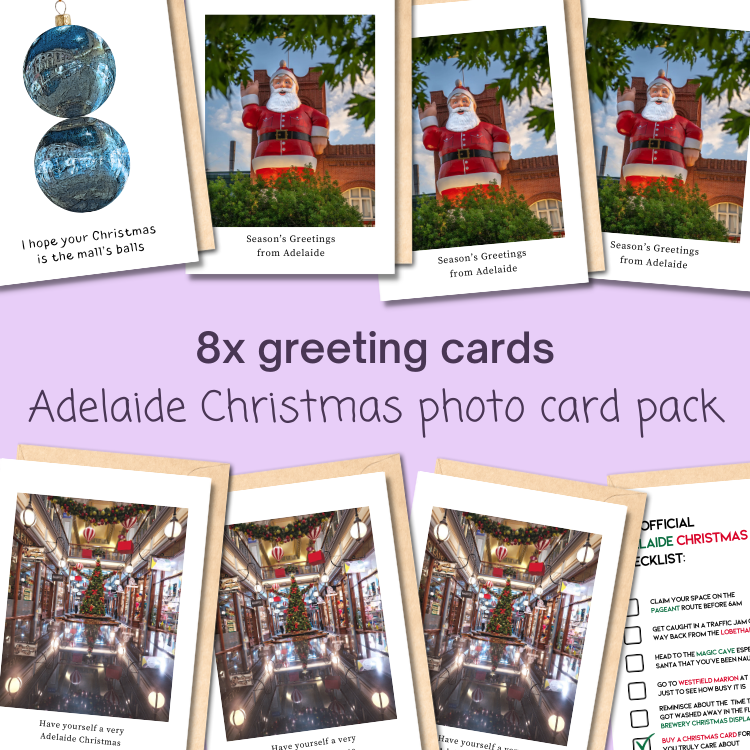 Adelaide Christmas cards - Unseasoned Greetings